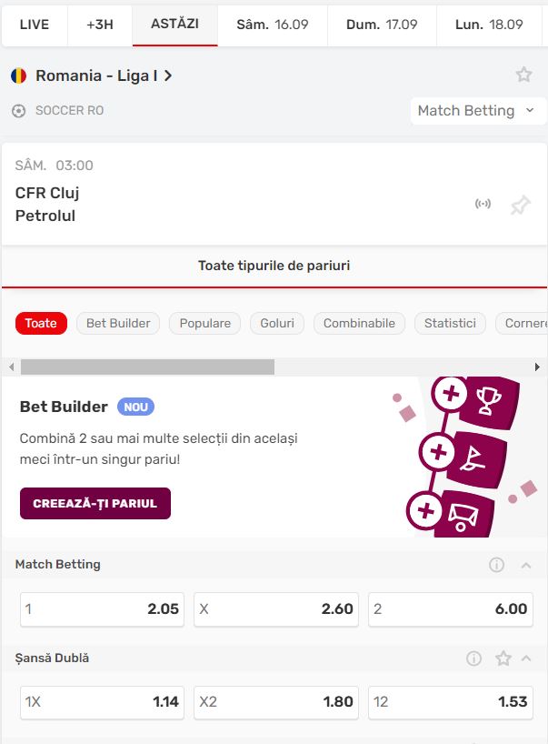 Bet Builder – Superbet Suport – Întrebări frecvente și ajutor
